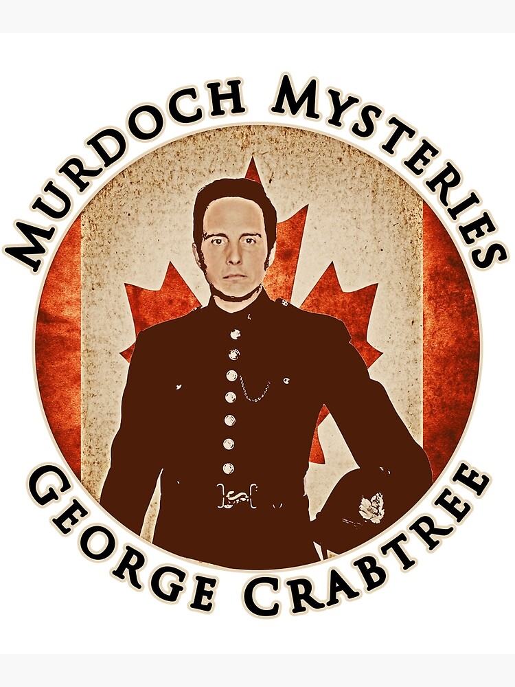 "Murdoch Mysteries George Crabtree with Vintage Effect" Art Print for ...