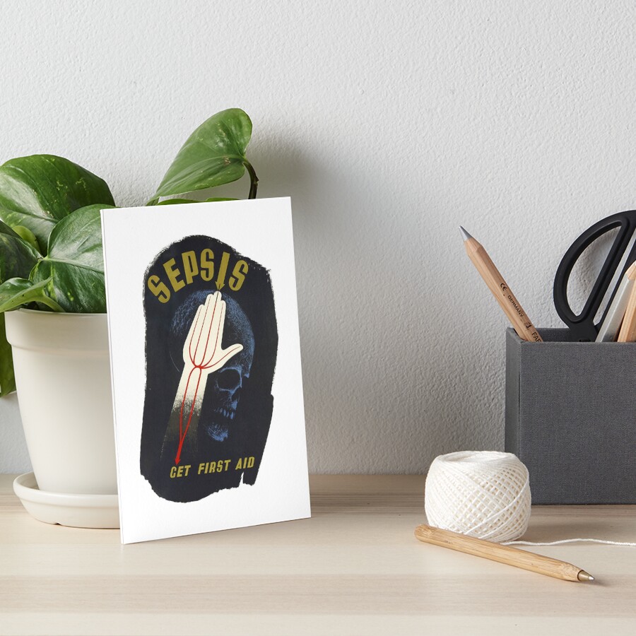 "Sepsis" Art Board Print for Sale by attractivedecoy | Redbubble