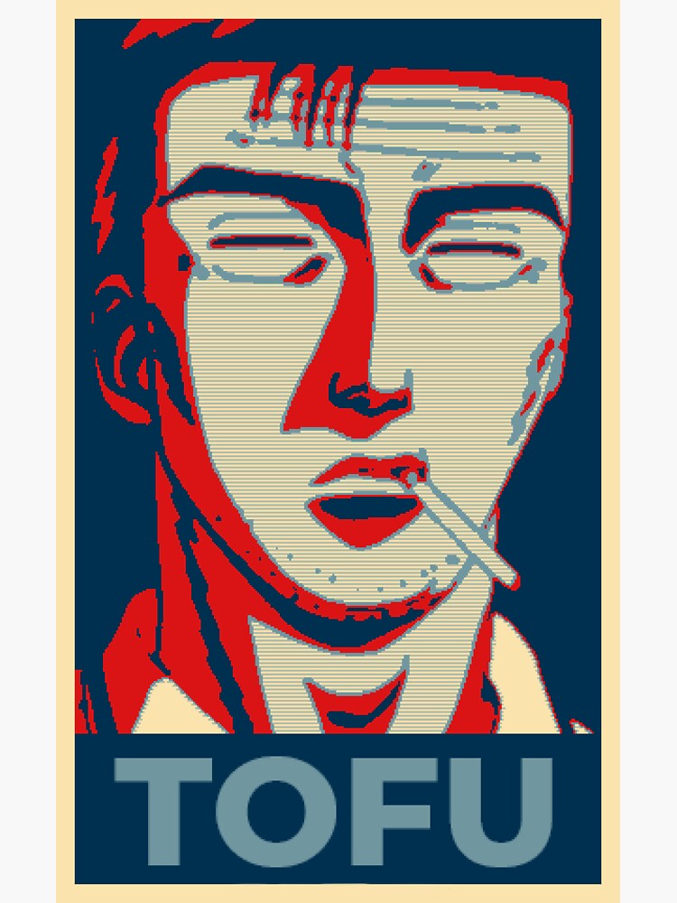 "Initial D Tofu Bunta" Sticker by Deepcale | Redbubble