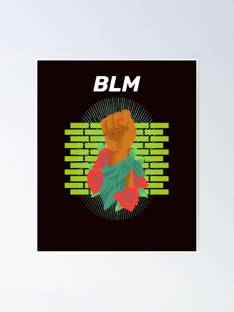 " BLM" Poster for Sale by Skaters | Redbubble