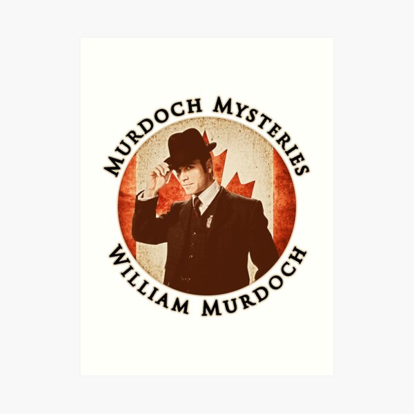 "Murdoch Mysteries William Murdoch with Vintage Effect" Art Print by ...