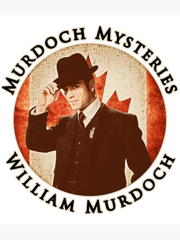 "Murdoch Mysteries William Murdoch with Vintage Effect" Art Print by ...