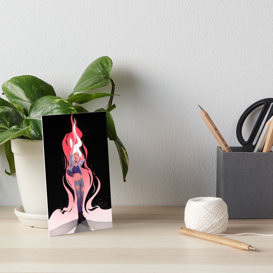 "Lilith Background" Art Board Print for Sale by katbirdcomics | Redbubble