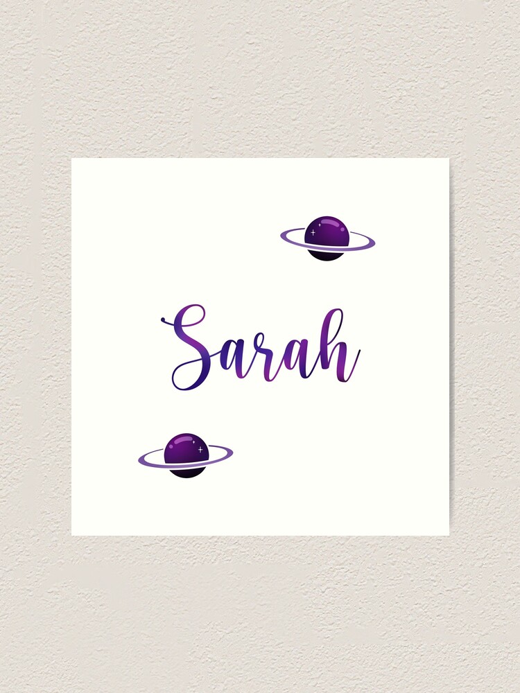 "(DM BEFORE ORDERING) CUSTOMISABLE Galaxy themed Sarah sticker (+ xtra ...