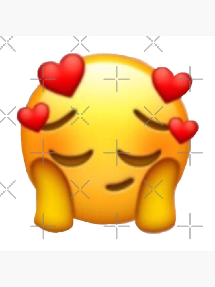 "Uwu cute heart emoji " Poster for Sale by grassykun | Redbubble