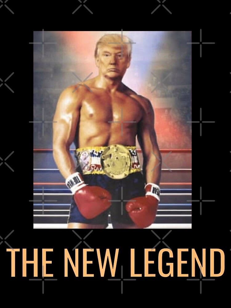 "Funny Donald Trump Rocky K.O Boxer meme The New Legend 2020 Gift For ...