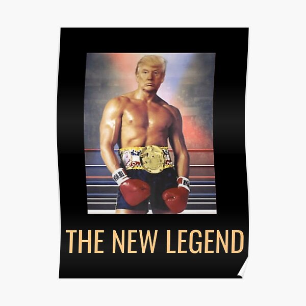 "Funny Donald Trump Rocky K.O Boxer meme The New Legend 2020 Gift For ...
