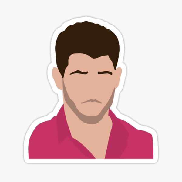 "Nick Jonas Minimal Illustration " Sticker for Sale by ChrissyT95 ...
