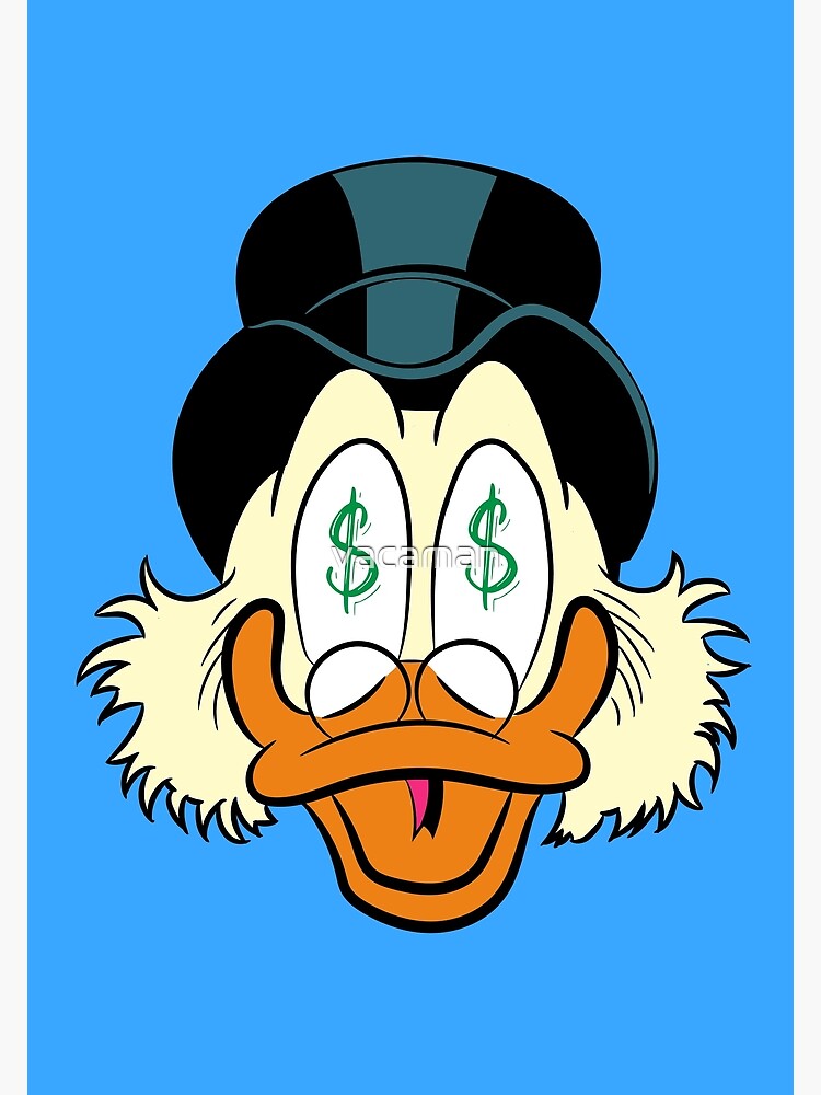 "Duck Rich Type Face" Art Print for Sale by vacaman | Redbubble