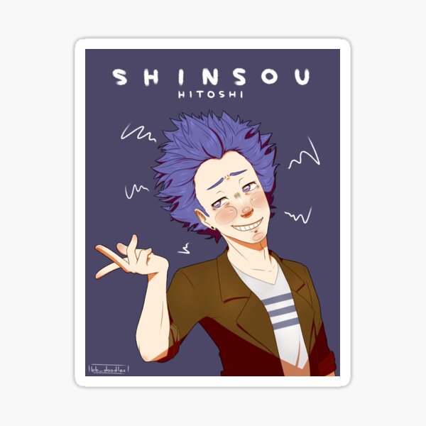 ""My Hero Academia" Shinsou Hitoshi Porträt" Sticker von bb-doodles ...