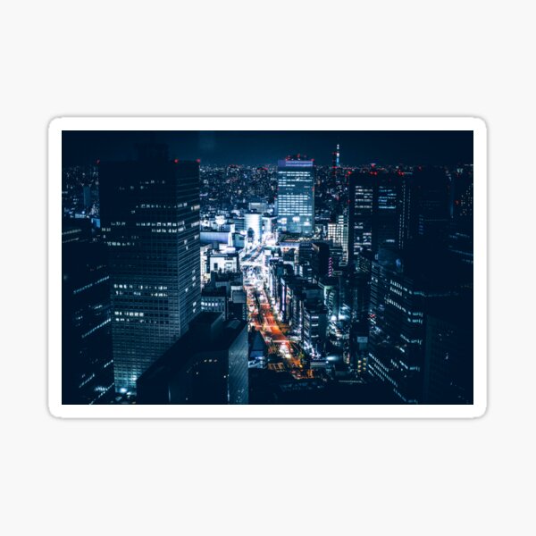 "Japan - 'City'" Sticker for Sale by LittleJapan | Redbubble