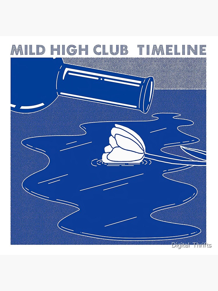 The Mild- High Club - "Timeline" Cover Illustration Premium Matte ...