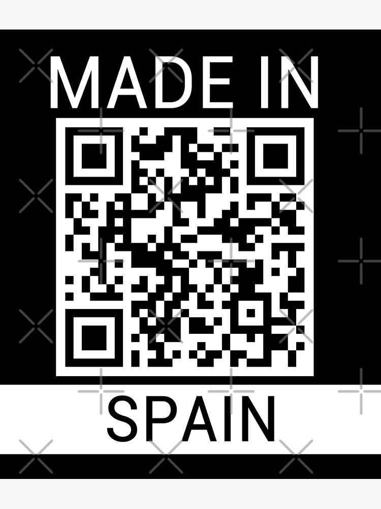 "Made in Spain with love qr code" Poster for Sale by ChamodSachintha ...