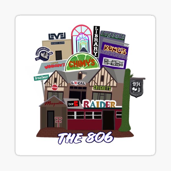 "Lubbock Bar Crawl" Sticker for Sale by breahnfisher | Redbubble