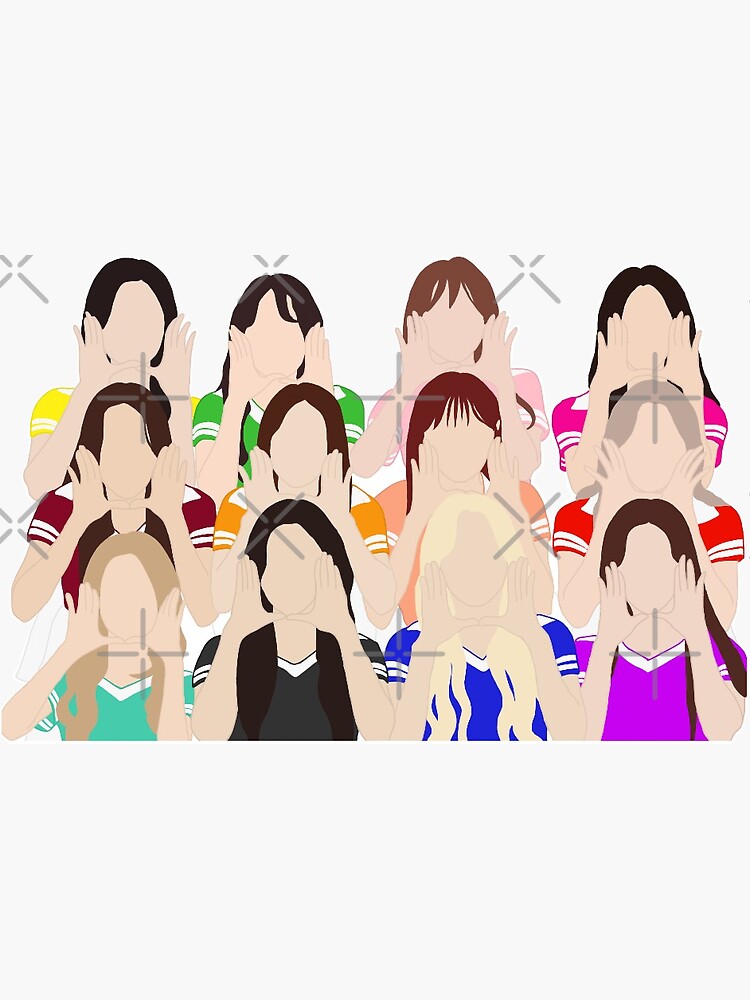 "LOONA Hi High Sticker" Sticker for Sale by hyejiseul | Redbubble