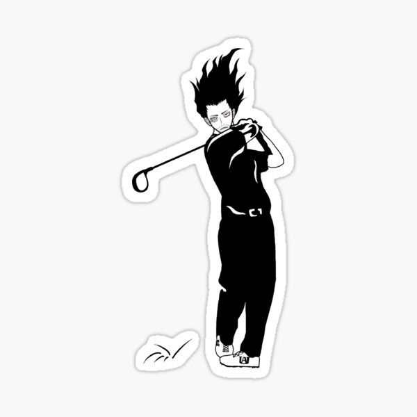 "Shota Aizawa Urban Golf Spoof" Sticker for Sale by musicalDeleria ...