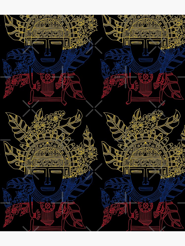 "MUISCA CHIBCHA COLOMBIA KAFFEEANLAGE NATIONAL FLAG - Linienführung ...