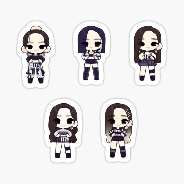 "ITZY WANNABE" Sticker by PeachxBasil | Redbubble