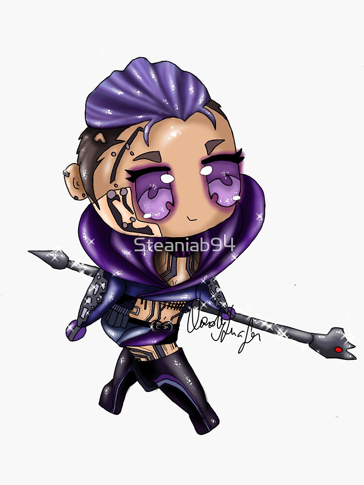 Pegatina «Loba Apex Legends Chibi» de Steaniab94 | Redbubble