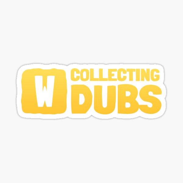 "Collecting Dubs (W) - Gaming" Sticker by Bergshop | Redbubble