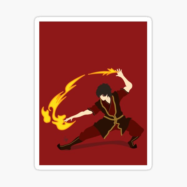 "Zuko Fan Art" Sticker for Sale by inggaalifajpeg | Redbubble