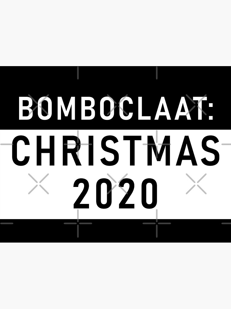 "bomboclaat: christmas 2020" Sticker for Sale by violetcho | Redbubble