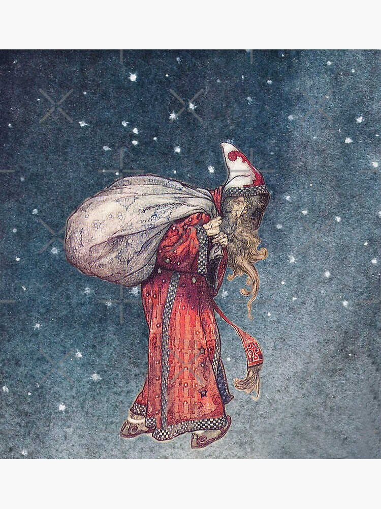 "Arthur Rackham: Santa Claus" Art Print for Sale by Dreamflight | Redbubble