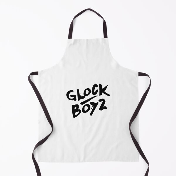 Delantal «Glock Boyz Logo Negro» de KushMink | Redbubble