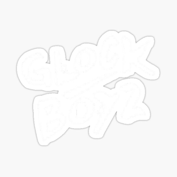 "Glock Boyz Logo White " Sticker for Sale by KushMink | Redbubble