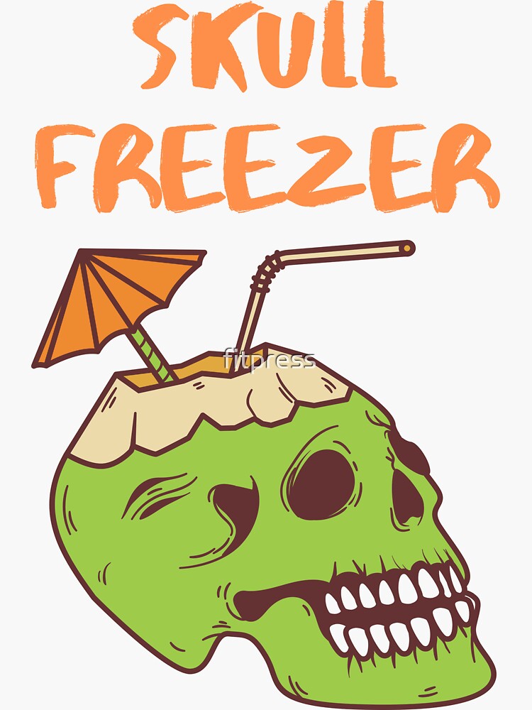"skull freezer skull drink/ funny halloween costume - halloween ...