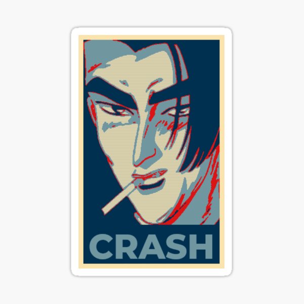 "Initial D Shingo Crash" Sticker by Deepcale | Redbubble