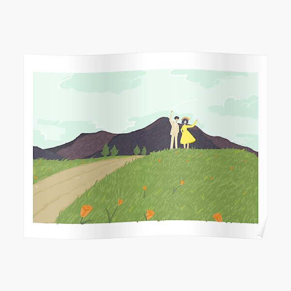 "Goodbye Wave - The Wind Rises" Poster for Sale by DanaGollaArt | Redbubble