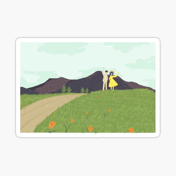 "Goodbye Wave - The Wind Rises" Sticker for Sale by DanaGollaArt ...