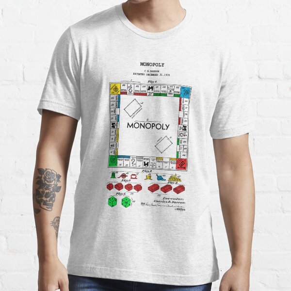 "Monopoly " T-shirt for Sale by ThePatentPlanet | Redbubble | monopoly ...