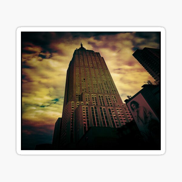 "Empire State Building" Sticker for Sale by hadi14ua | Redbubble