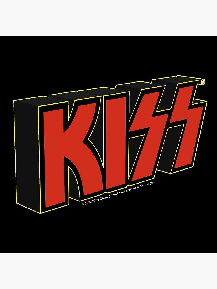 "KISS (3D Logo)" Framed Art Print for Sale by HawkstoneDesign | Redbubble