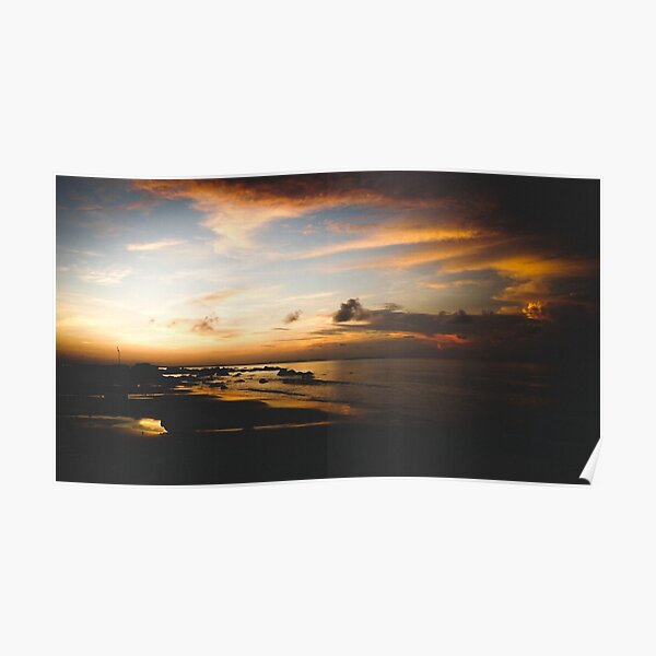 "Beach Sunset Koh Rong - Cambodia Contrast" Poster for Sale by ...