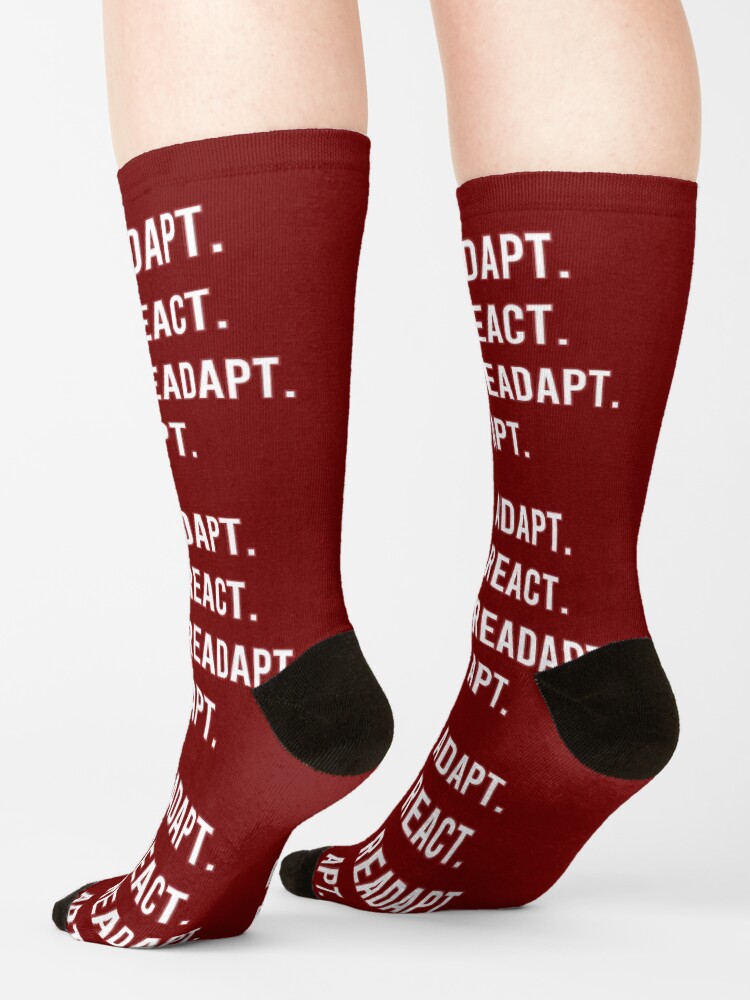 Chaussettes « ADAPT REACT READAPT APT », par samasa66 | Redbubble