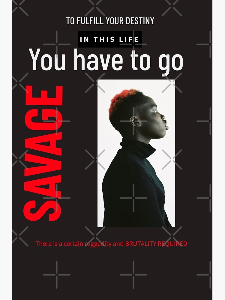 "Destiny Savage design" Poster by Rich-clothing | Redbubble