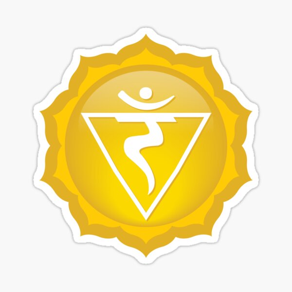 "Solar Plexus Chakra" Sticker by serenaking | Redbubble