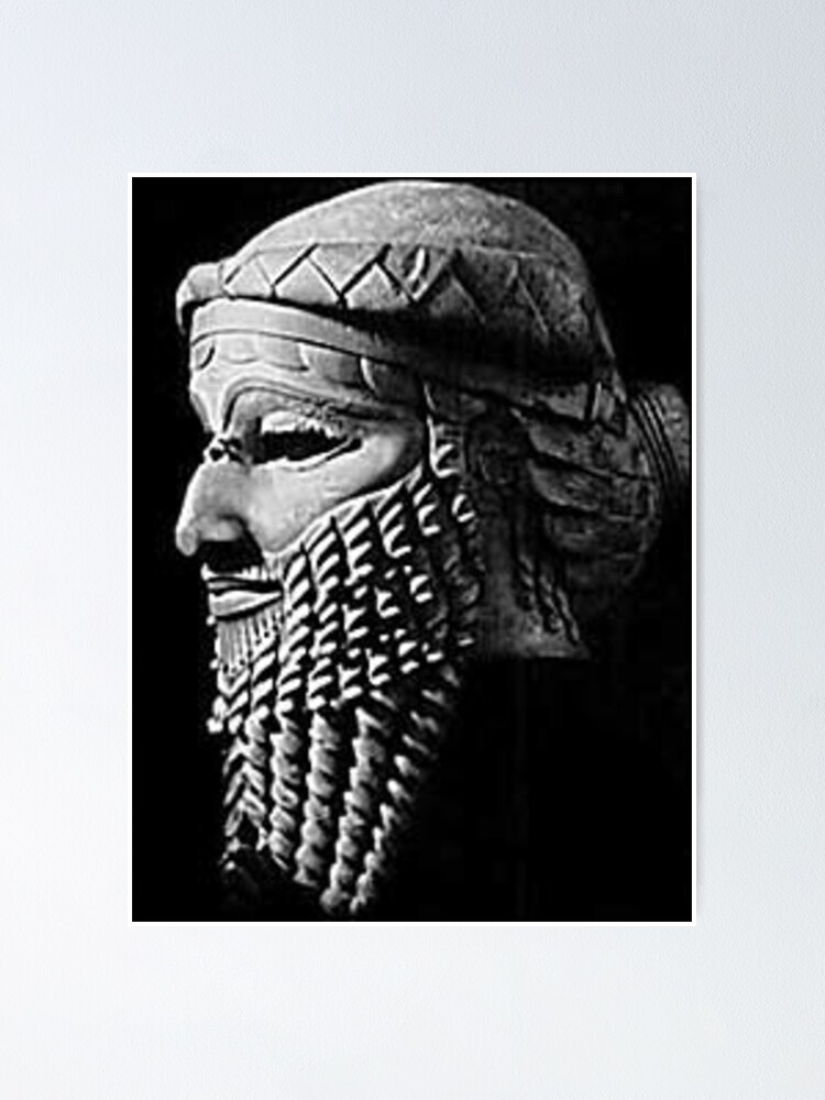 "Sargon of Akkad" Poster for Sale by abdullahaljarba | Redbubble