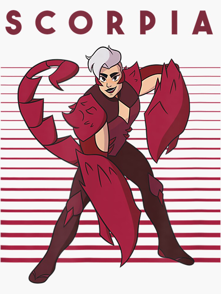 "She.Ra and The Princess of Power Scorpia" Sticker for Sale by ...
