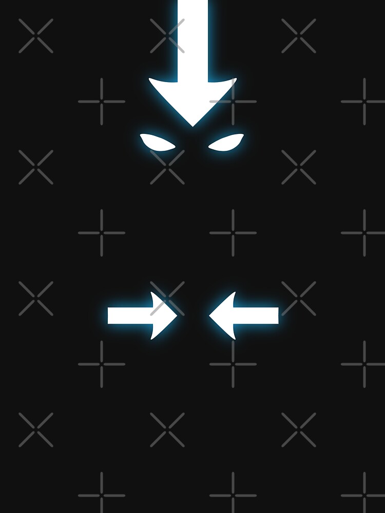 Avatar The Last Airbender, avatar state (dark) | Essential T-Shirt sold ...