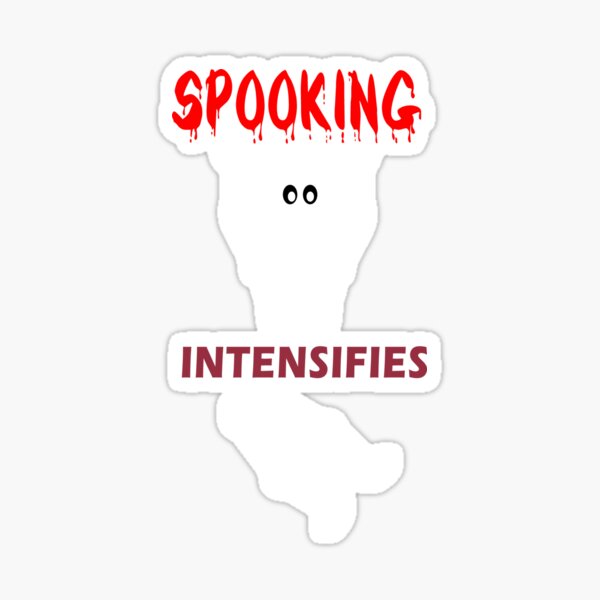 "Spooking Intensifies Spooky Scary Skeleton Meme " Sticker for Sale by ...