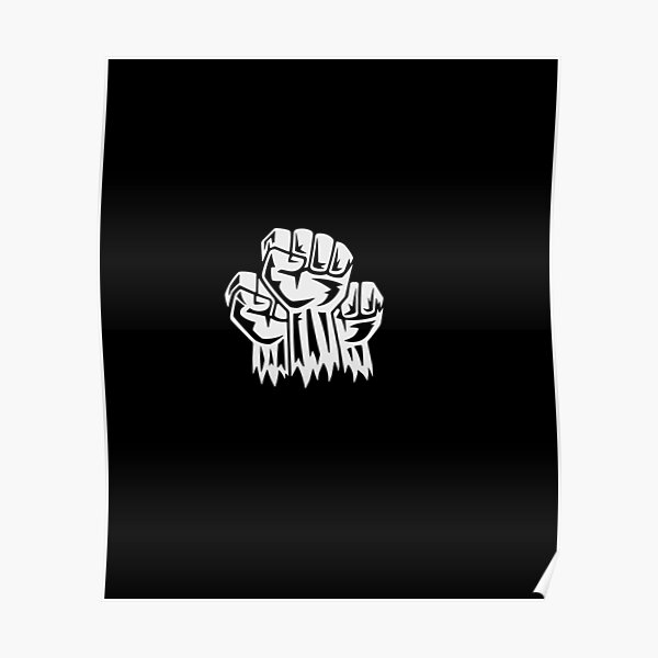 "BLM Symbol BLM Fist Protests " Poster for Sale by GloriousMess | Redbubble