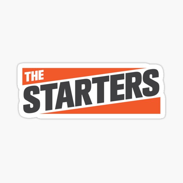 "The Starters Logo" Sticker for Sale by memyselfandi135 | Redbubble