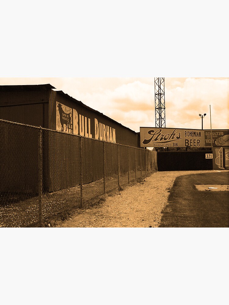 "Baseball Field & Bull Durham Sign" Poster by Ffooter | Redbubble