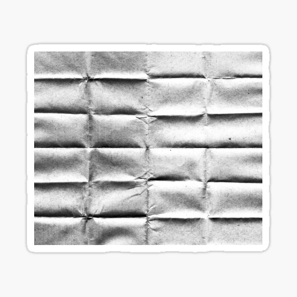 "Folded Crumpled Paper Origami Duvet Bedspread" Sticker by deanworld ...