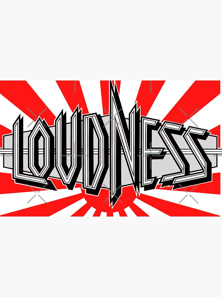 "Loudness Band - Logo" Sticker for Sale by kfitzgibbonx | Redbubble