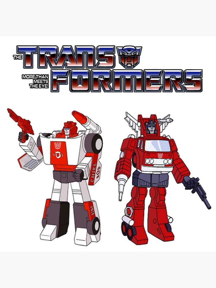 "Red Alert Inferno G1 Autobots Transformers" Metal Print by Alastair42 ...